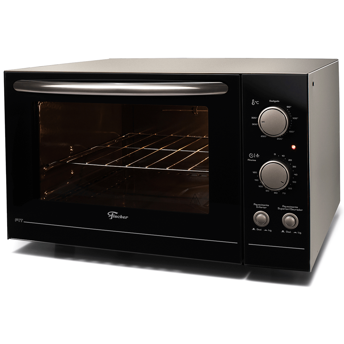 Forno Elétrico Fischer Fit Bancada Com Dourador 44L Prata 220V - Camicado